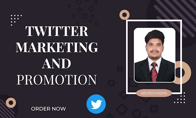 Be your twitter marketing manager and promotion by Mehedimarketing | Fiverr