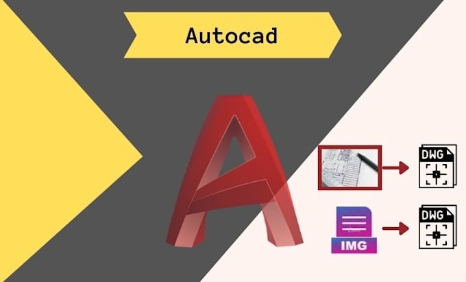 Redraw pdf, image, or hand drawn sketches in autocad by Hm_akib59 | Fiverr