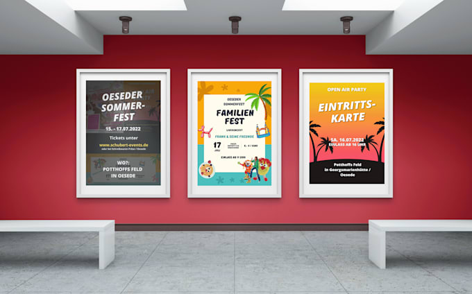 Design your advertising poster using modern and clean designs by Lukas ...