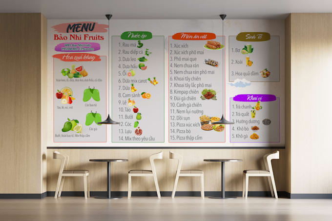 Design a luxury and quality restaurant menu by Edgarnguyenn | Fiverr