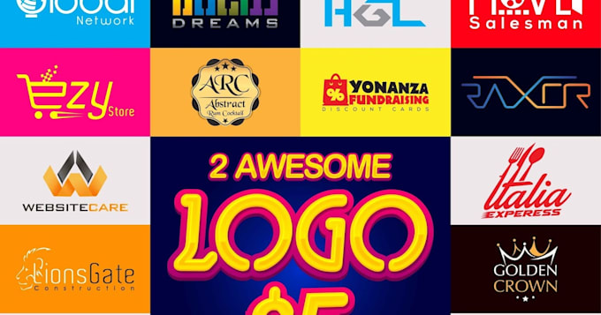 Create your logo in a unique way by Sidrehmat | Fiverr