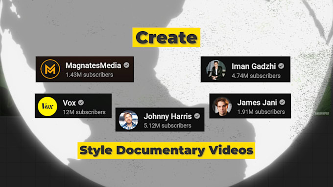 Do magnatesmedia, vox, moon style documentary edit for your youtube ...