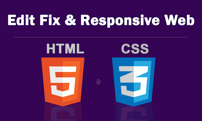 Edit html, css, fix bugs, and modification of your website by Noman_ali ...