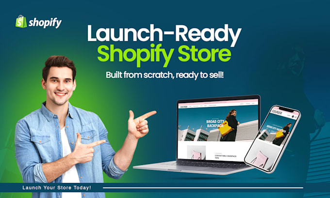 Create ready to launch shopify store design from scratch by Raihanerr | Fiverr
