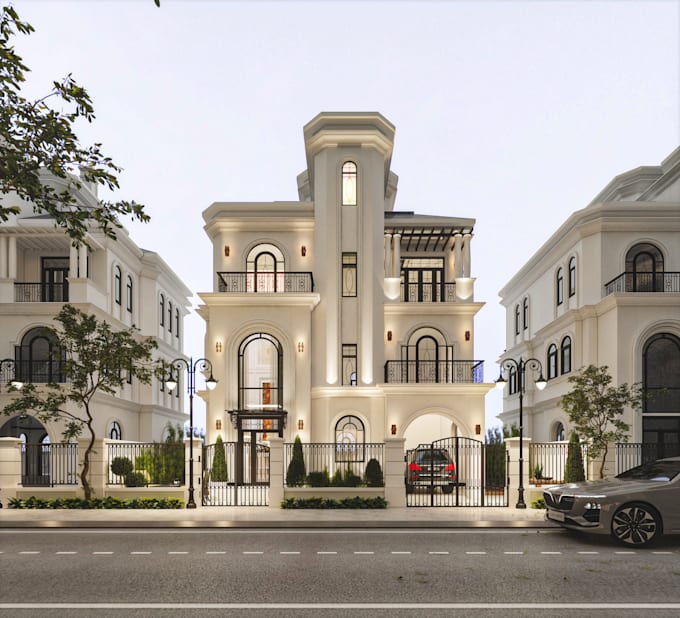Design and render classic and modern exterior scenes by Kokonady456 ...