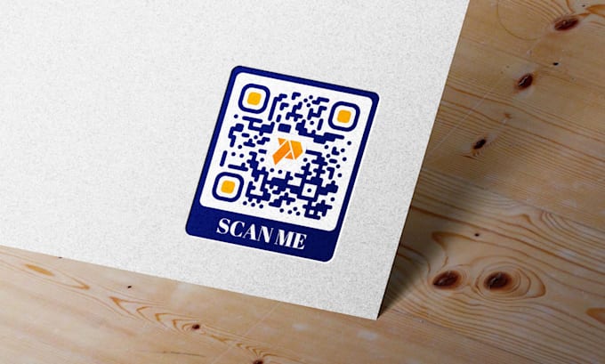 Design a custom qr code with your logo by Primeart7 | Fiverr