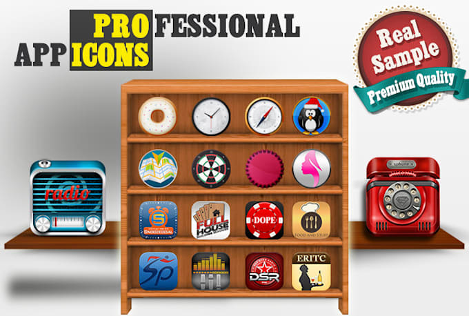 Design 3 app icons, psd included by Ultrapsd | Fiverr