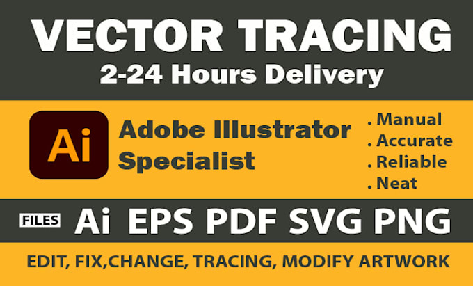 Perfectly convert any file to vector by Mahabub_rahman | Fiverr
