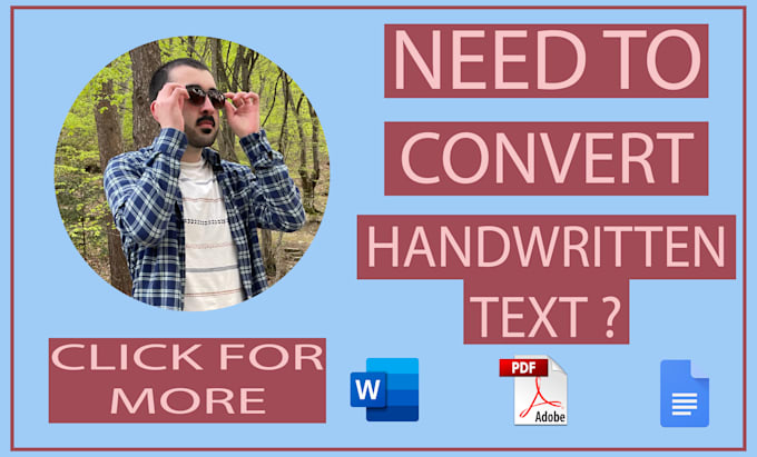 Convert your handwritten text by Giorgi_bala | Fiverr