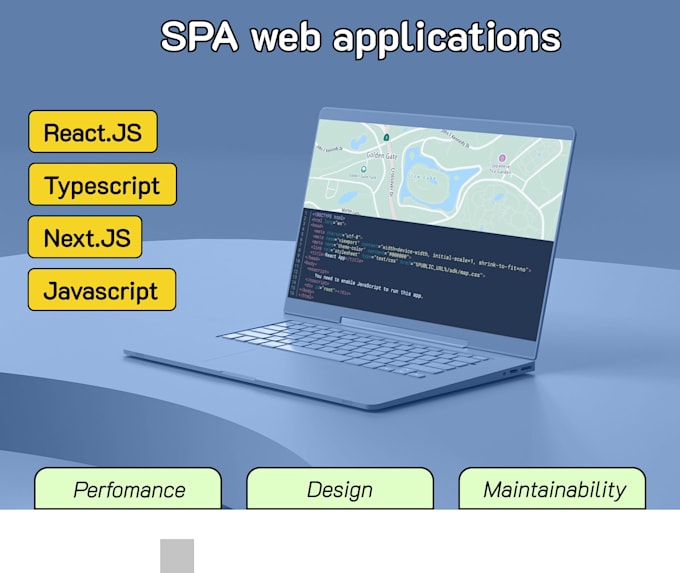 Create react web application by Stanmittev | Fiverr