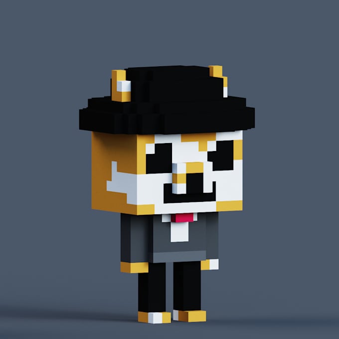 Create voxel characters based on what you want by Panyel | Fiverr