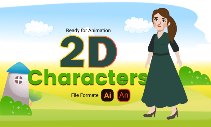 Draw 2d character for animation by Deginist | Fiverr