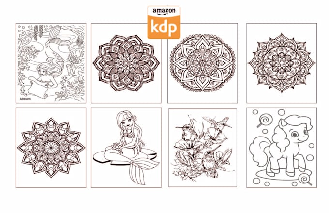 Do unique and outstanding coloring book page for kids and adults by ...