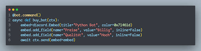 Python discord bot developing by Dcbotdeveloping | Fiverr