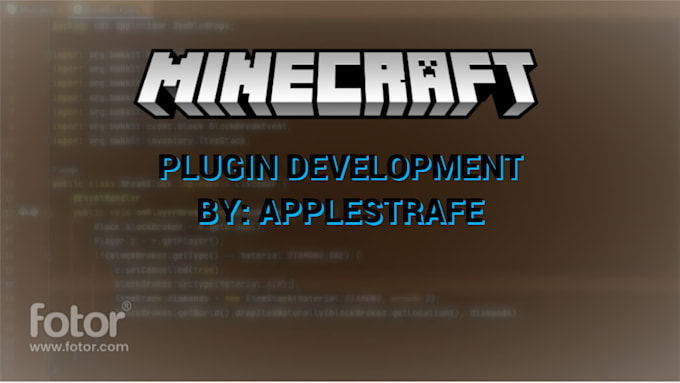 Write a minecraft plugin of your choice by Applestrafe | Fiverr
