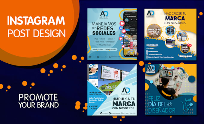 Design a creative instagram post for your brand by Wen21jeon | Fiverr