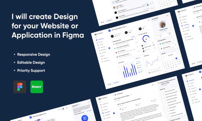 Do ui ux design, website, dashboard, mobile app by Shindatamashi | Fiverr