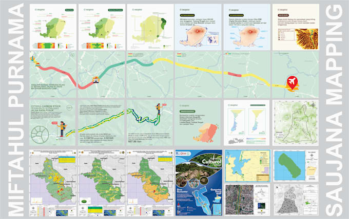 Do spatial analysis, mapping, map design , map layouting by ...