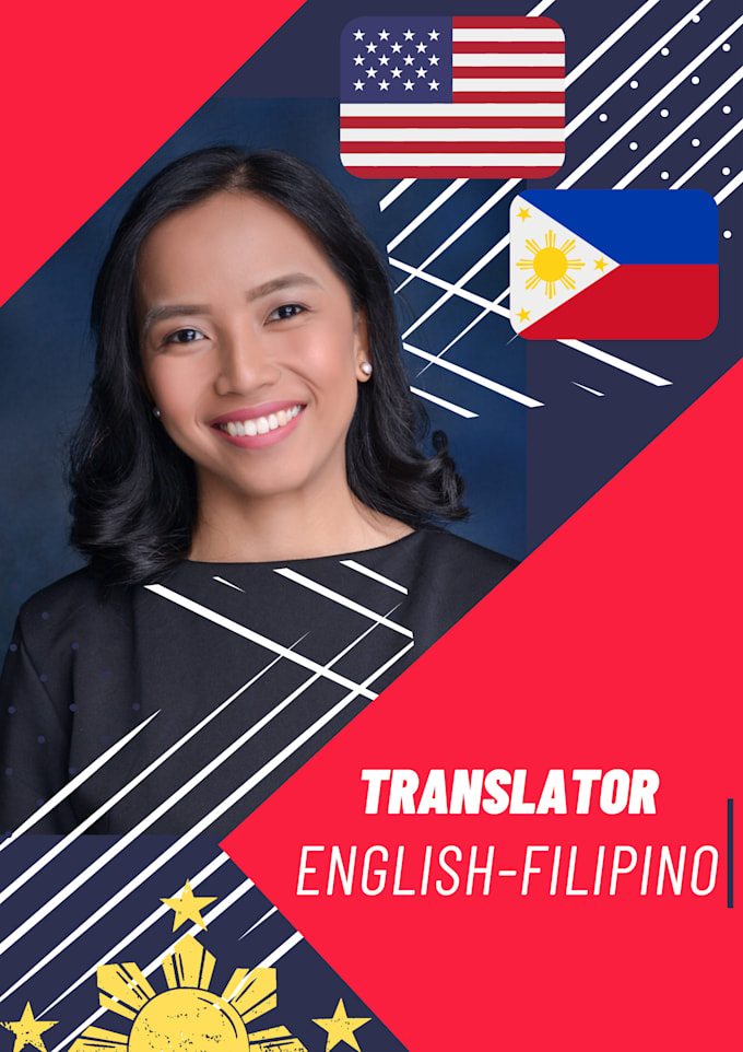 Translate words from english to filipino and vice versa by Paucat | Fiverr