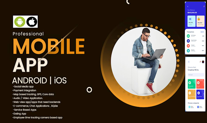 Develop android and ios application with react native by Mikereact | Fiverr