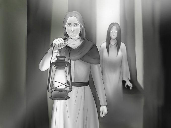 Draw horror illustration for comic, book , or any project by Lemon ...