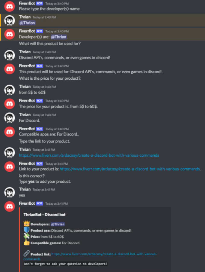 Create A Discord Bot With Any Command You Want By Ardacosy Fiverr