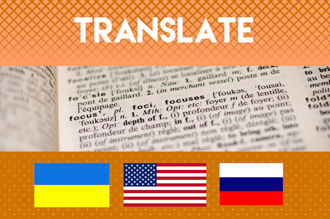 Translate english into ukrainian and russian by Tor_nat_a | Fiverr
