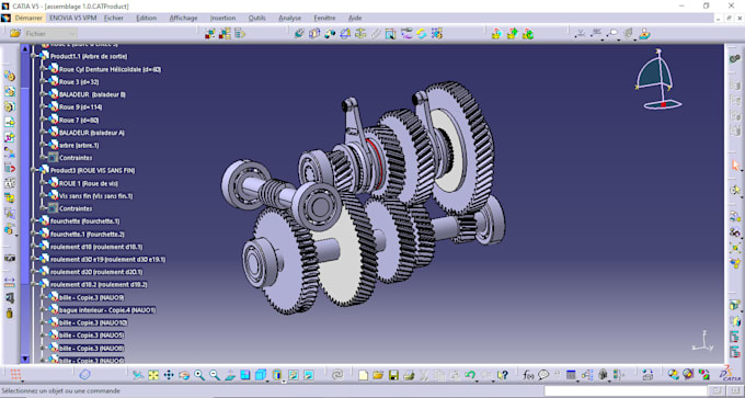 Design 3d and 2d cad models catia v5 by Chadili_01 | Fiverr