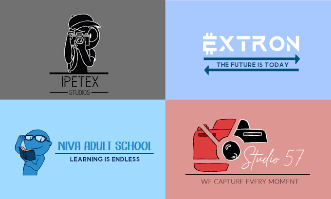 Draw or design a creative cartoon logo for you by Ikennacomics | Fiverr