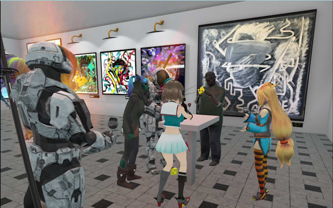 Custom vrchat vtuber vrc avatar oculus avatar anime character furry ...