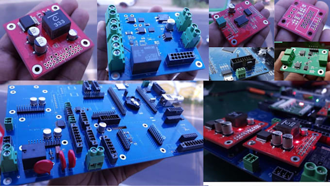 Create pcb design, gerber files, schematics and bom with 3d by Nithinkr ...