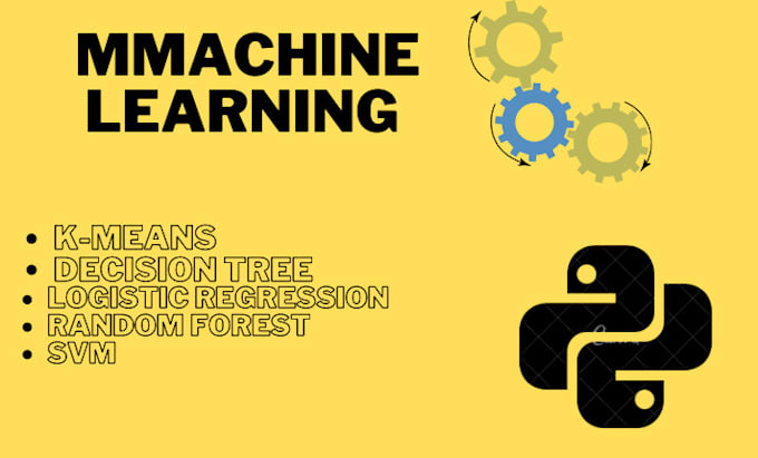 Do machine learning projects with python by Sarah_114 | Fiverr