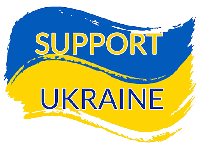 Create logo, banner, postcard in support of ukraine by Wowmarket | Fiverr