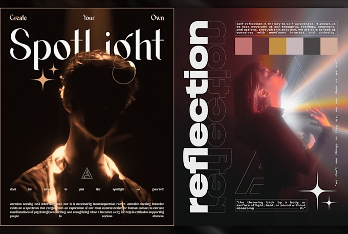 Design a clean typographic poster by Avloxgraphics | Fiverr