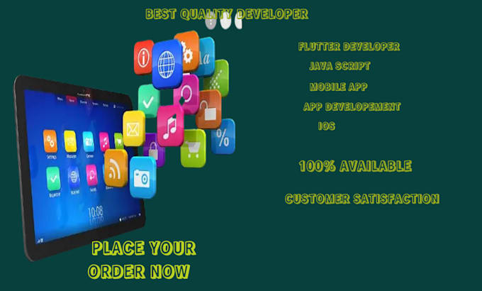 Develop flutter, java script, mobile app for both android and ios by Anthonia07 | Fiverr