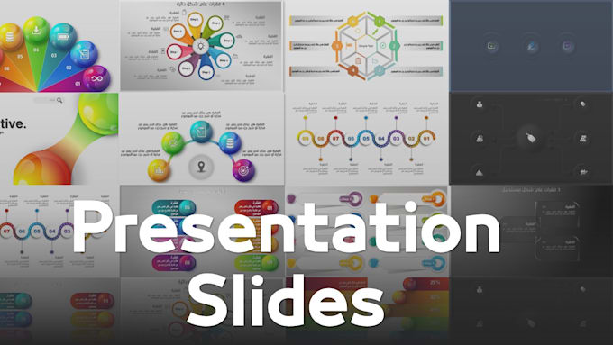 Design powerpoint slide with infographic animation two mode by ...
