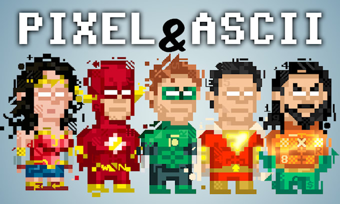 Create unique pixel ascii avatar for you by Mattricc | Fiverr