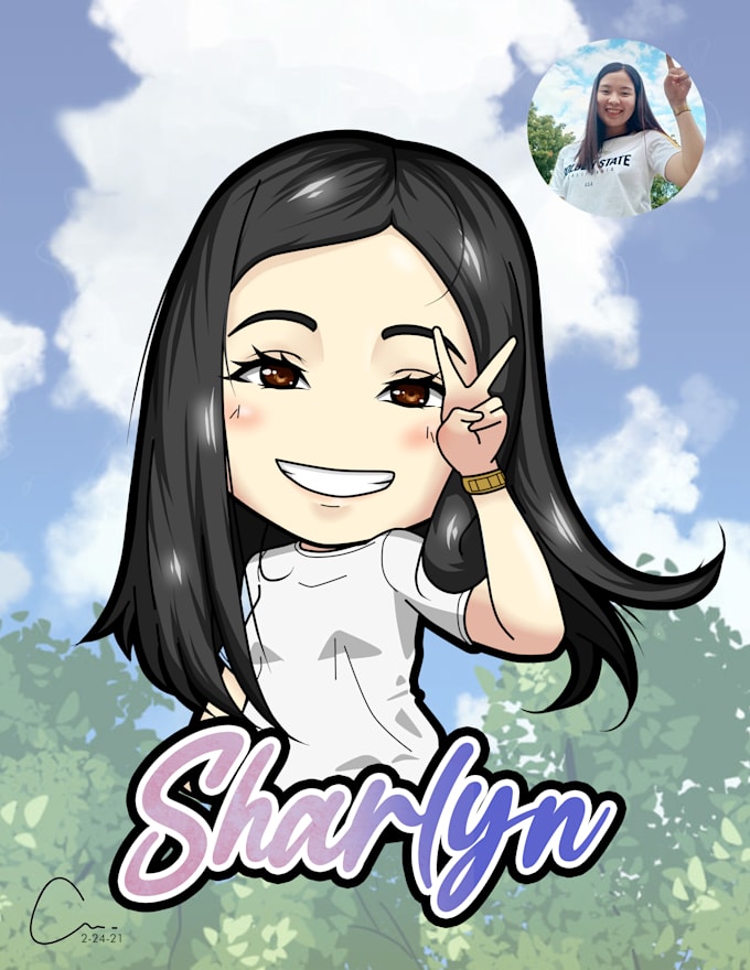 Create a chibi portrait by Choco_31 | Fiverr