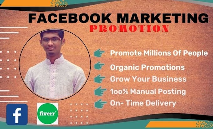 Do organic facebook marketing and group promotion by Arifahamed3227 ...