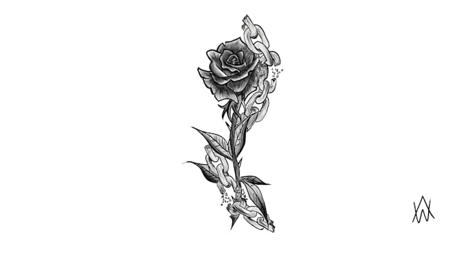 Design you a clean beautiful tattoo that we work on together by ...