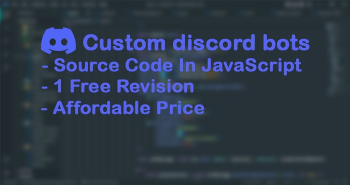 Use Discordjs To Make A Custom Discord Bot For You By Bdwnav Fiverr