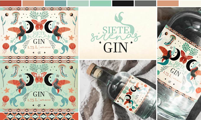 Design a bold and colorful label for your package by Juanavies | Fiverr