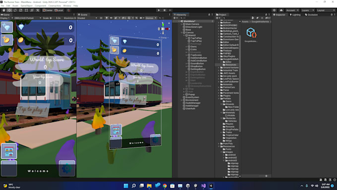 Provide unity game development and monetization for mobile or pc by ...