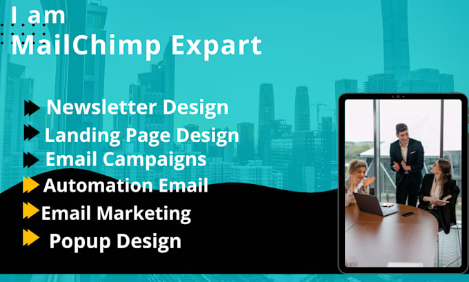 Design your business newsletter, automation setup, template design by ...