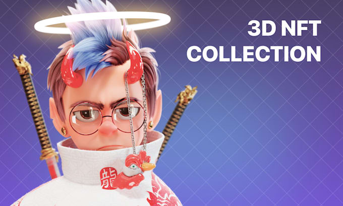 Create and generate a 3d nft collection by Vladyslavsavko | Fiverr