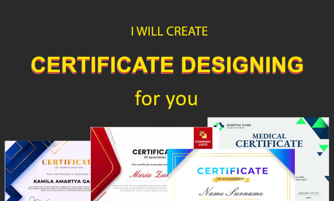 Design professional, custom certificate for you by Perfect_canvas | Fiverr