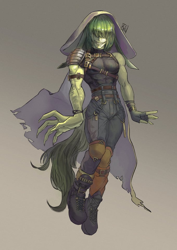 Draw stylized character art by Aiya_art | Fiverr