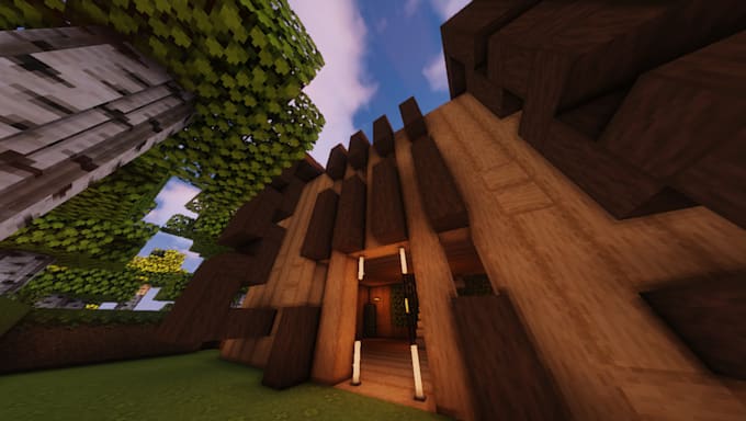 Build unique minecraft house buildings by Ahedix | Fiverr