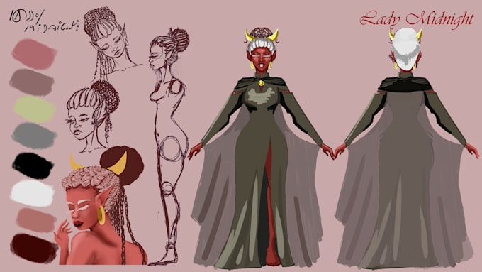 Create 2d character designs by Ignitusstudios | Fiverr