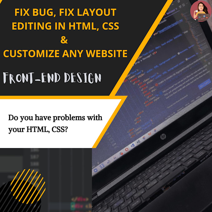 Edit or fix html css and convert your design to responsive by ...